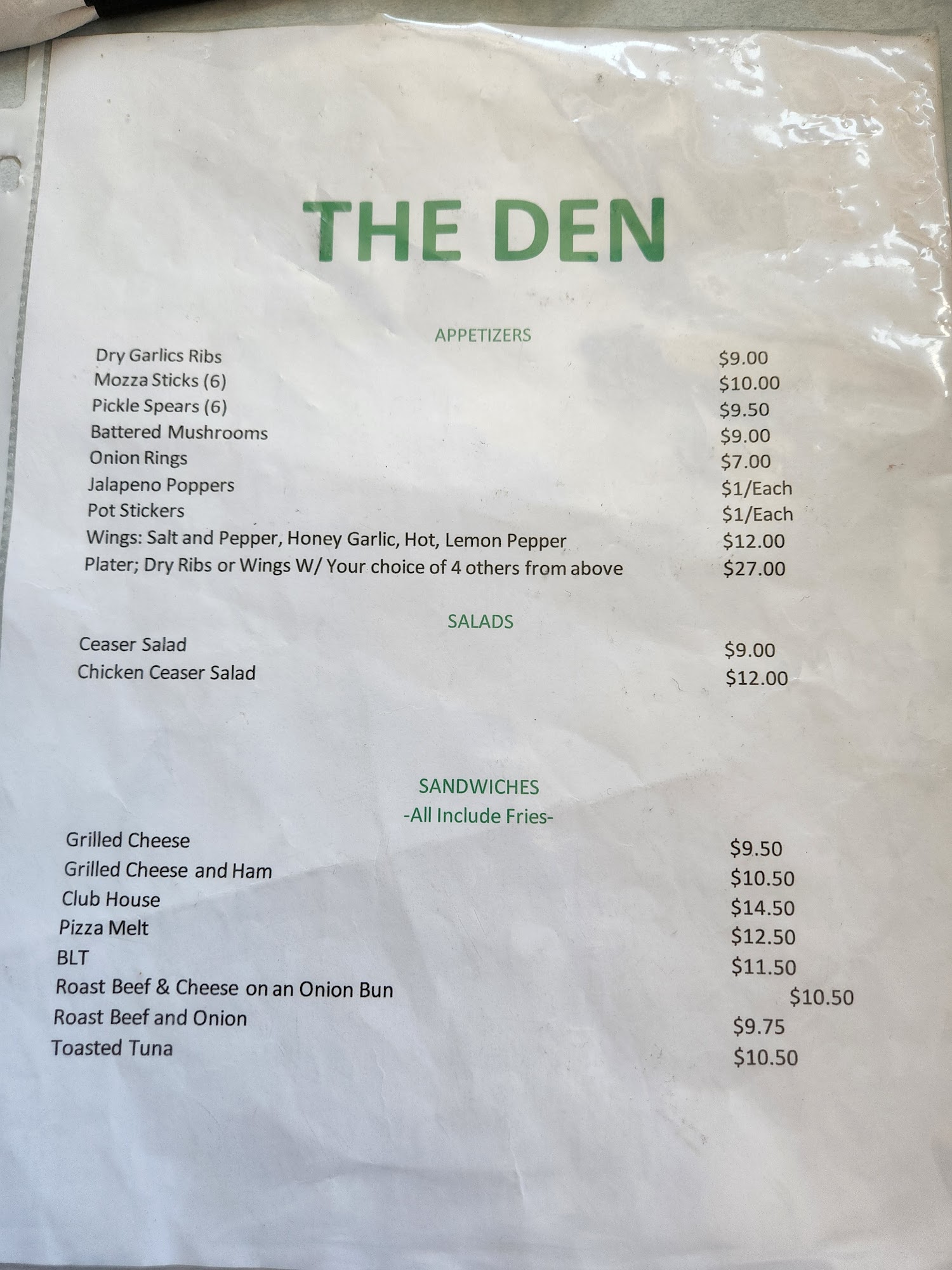 The Den, Ashmont - Menu, Reviews (22), Photos (15) - Restaurantji