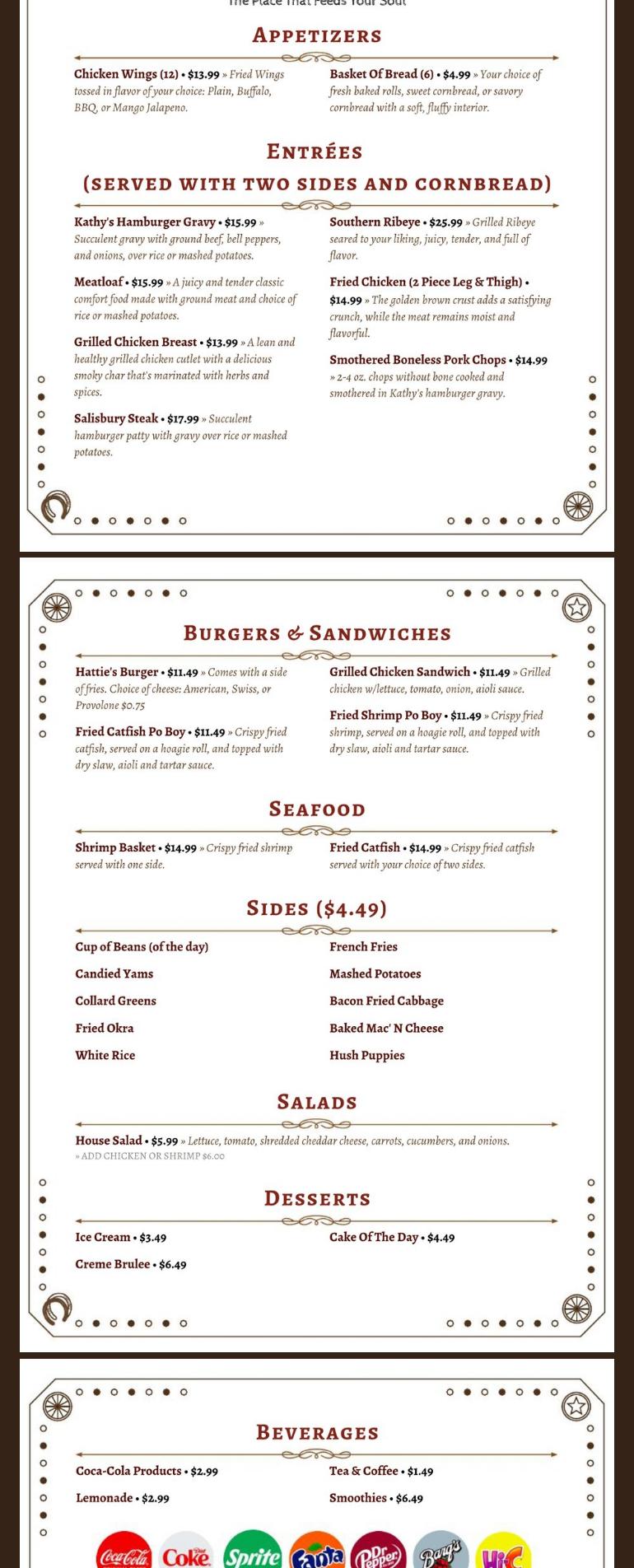 HATTIE'S RESTAURANT, Foley - Menu, Reviews (96), Photos (17) - Restaurantji