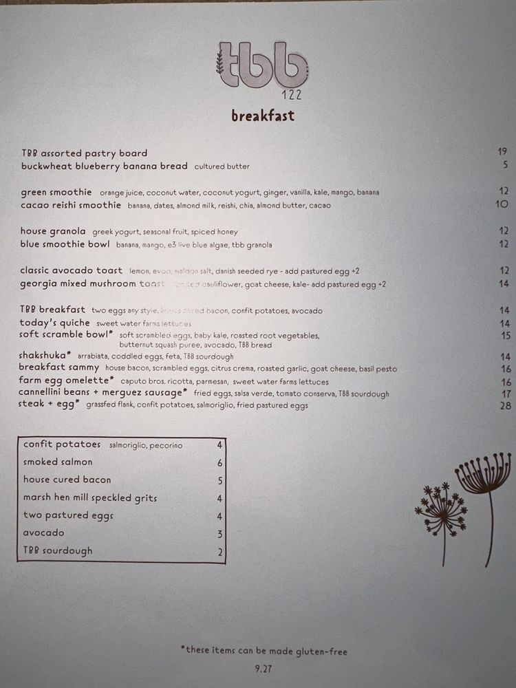 TBB 122, Alpharetta - Menu, Reviews (258), Photos (30) - Restaurantji
