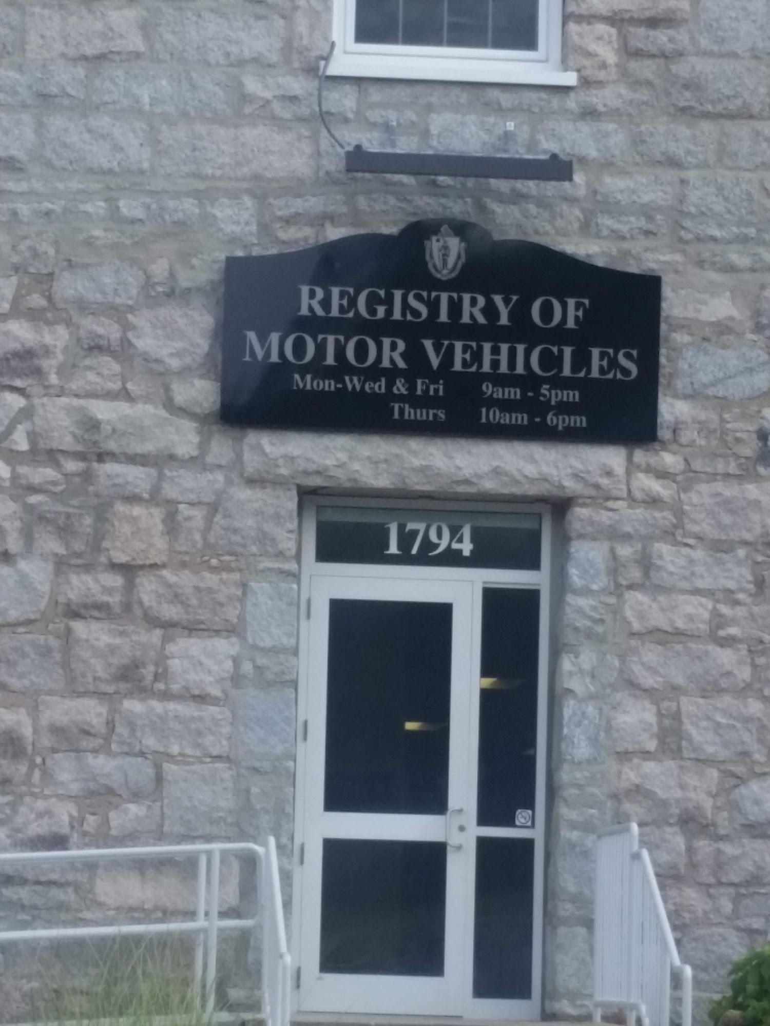 MASSACHUSETTS REGISTRY OF MOTOR VEHICLES - Fall River MA - Hours ...
