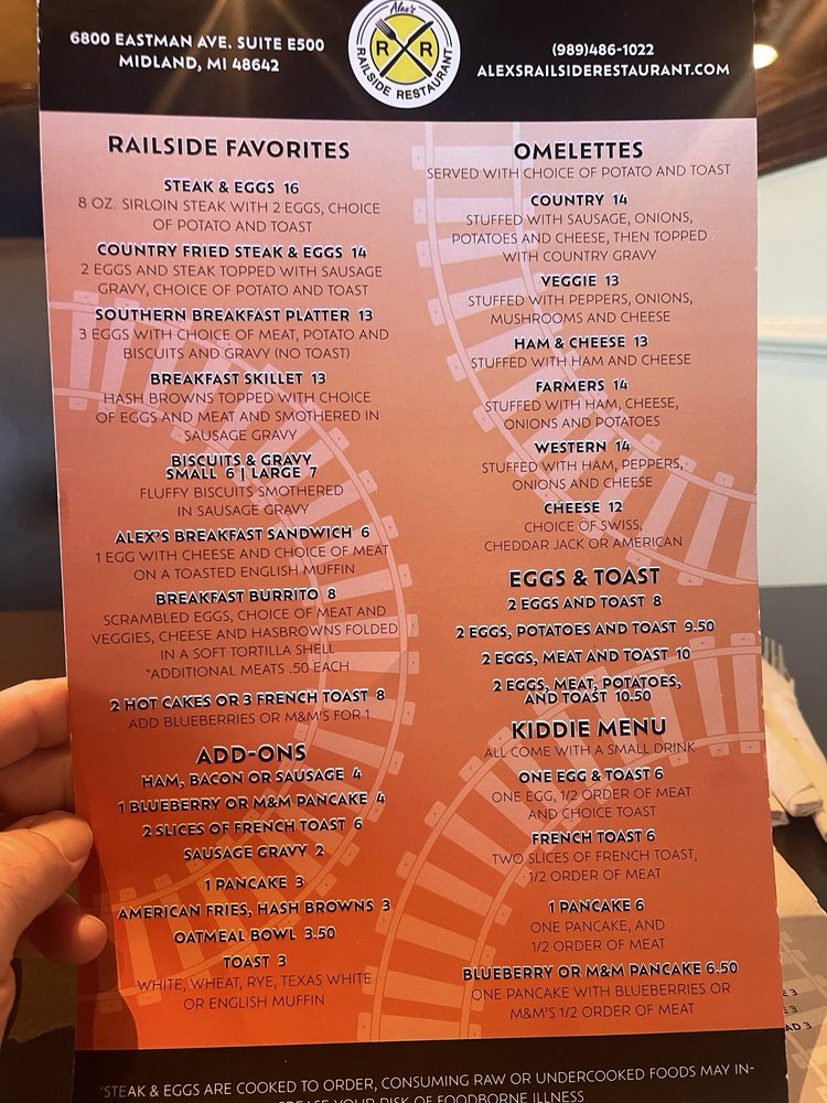 Alex's Railside Restaurant, Midland - Menu, Reviews (250), Photos (37 ...