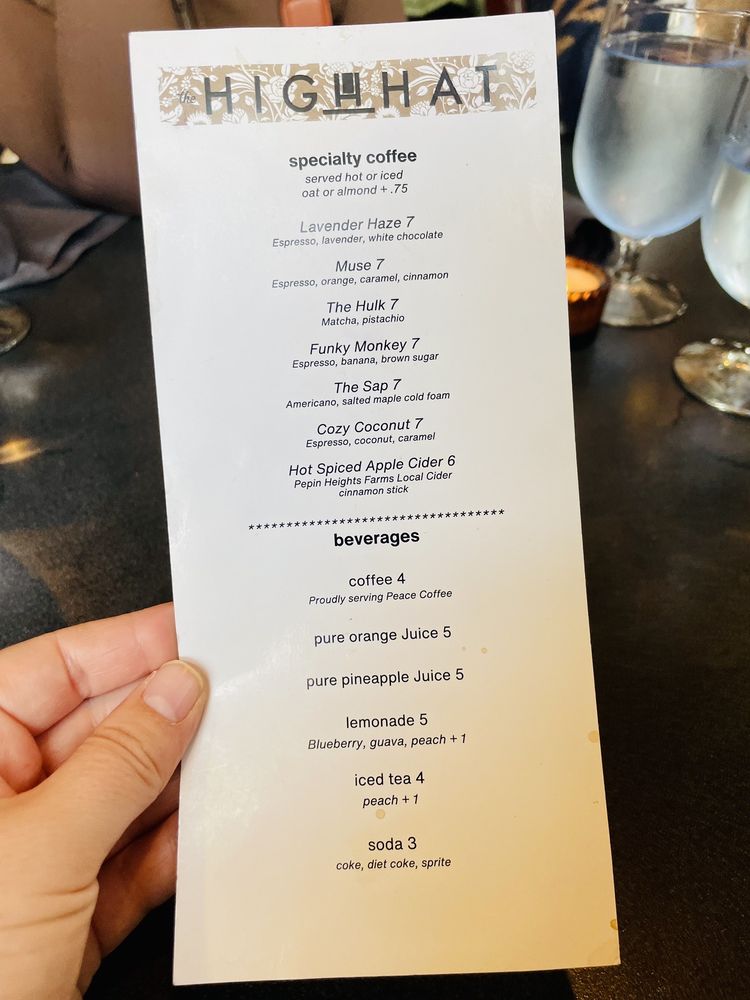 The High Hat, Saint Paul - Menu, Reviews (112), Photos (19) - Restaurantji