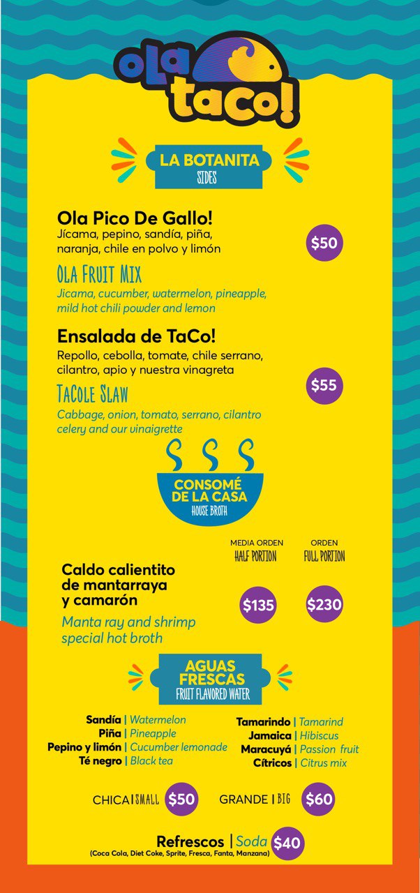 OLA TACO!, Tulum - Menu, Reviews (155), Photos (16) - Restaurantji