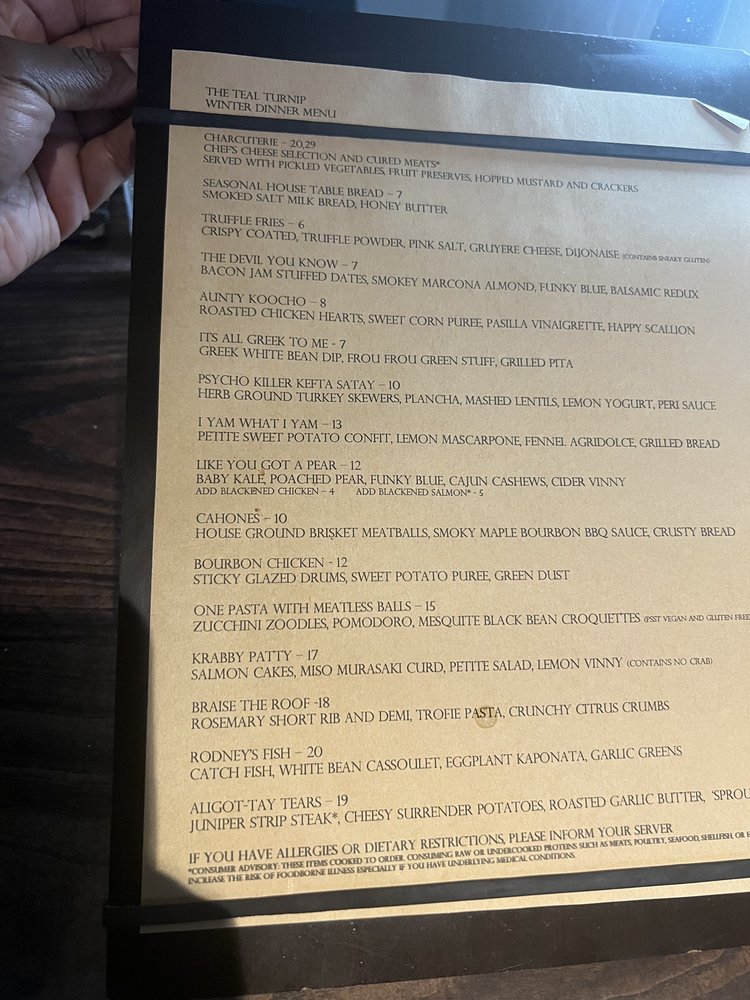 The Teal Turnip, Charlotte - Menu, Reviews (90), Photos (28) - Restaurantji