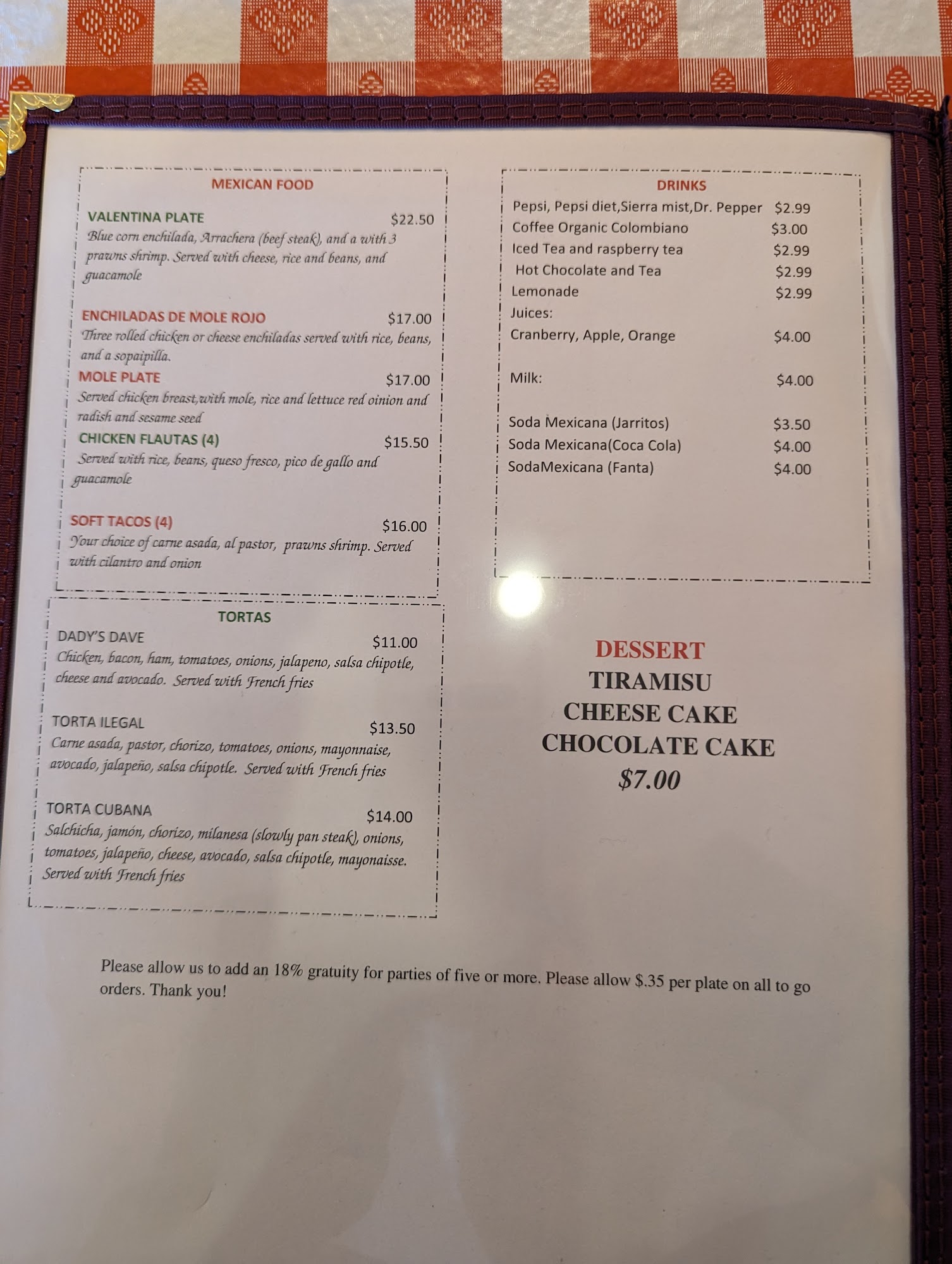 Valentina`s Dos, Santa Fe - Menu, Reviews, Photos - Restaurantji