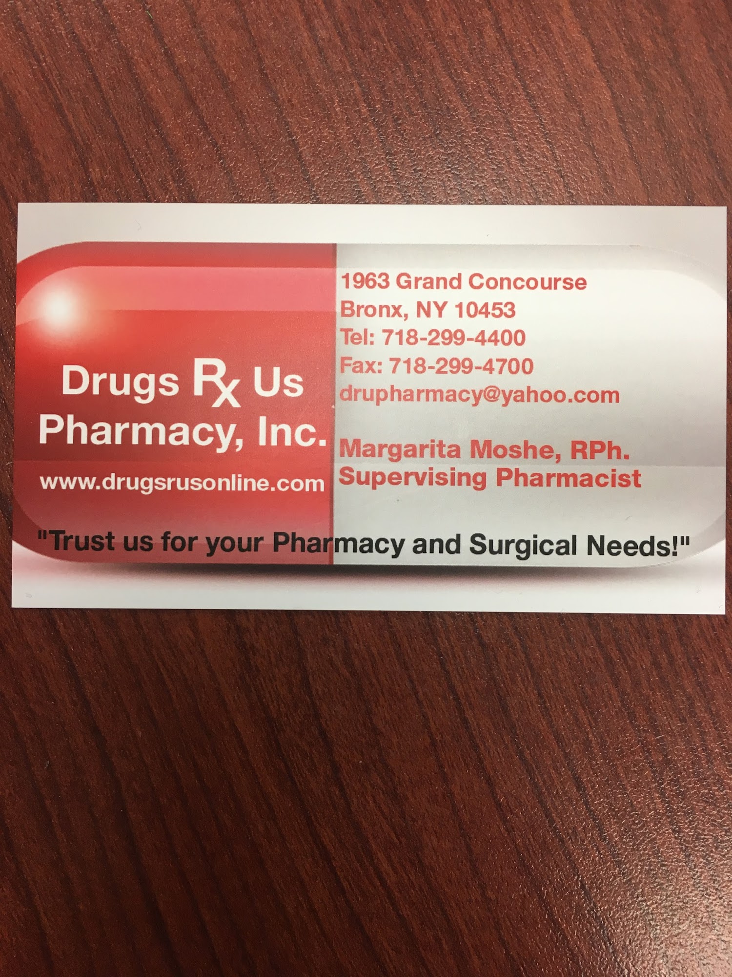 DRUGS R US PHARMACY, INC. - 1963 Grand Concourse, E 179th St, Bronx NY ...