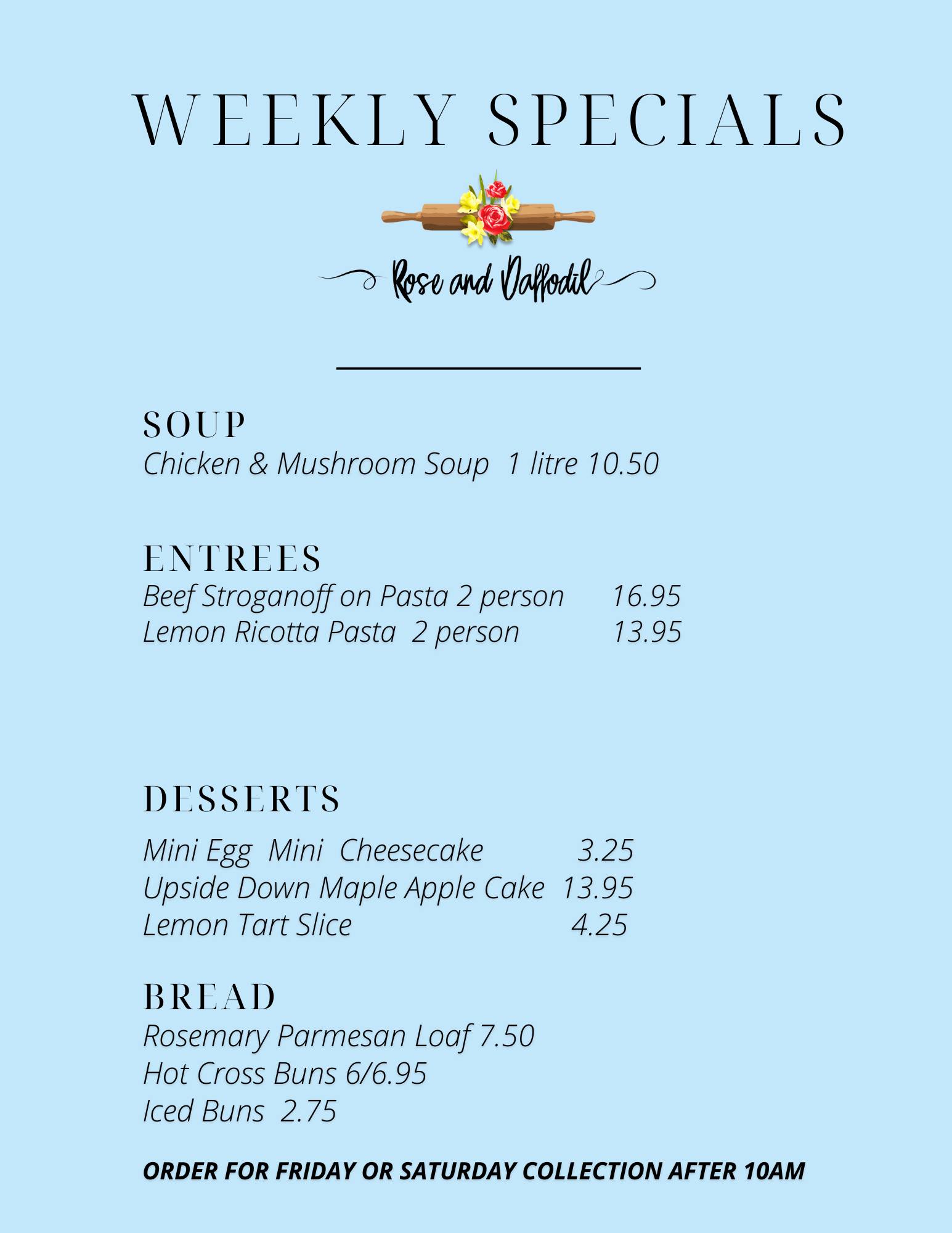 Rose and Daffodil Bakery, Ingersoll - Menu, Reviews (25), Photos (13 ...