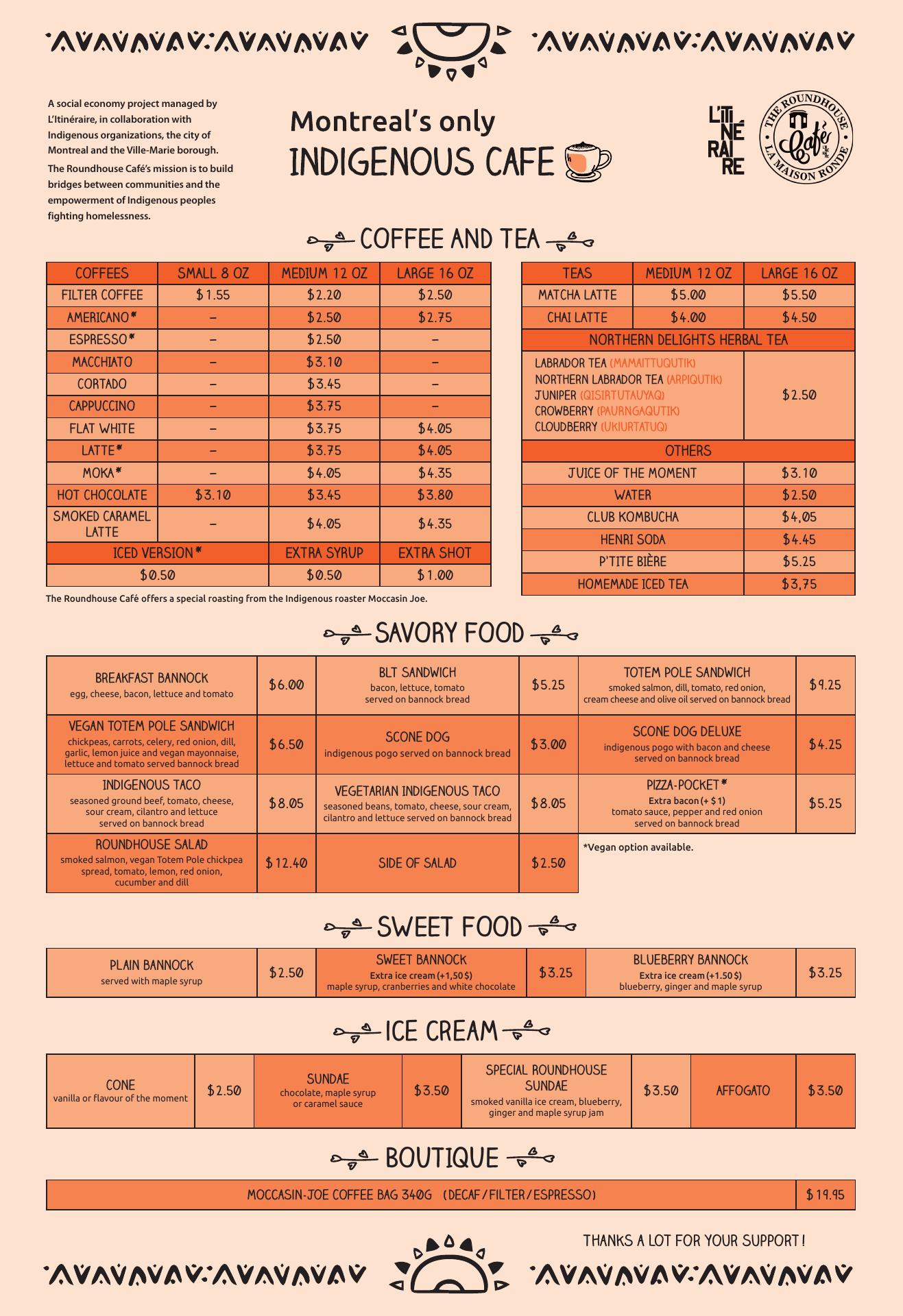 Café de la Maison Ronde | Roundhouse Cafe, Montreal - Menu, Reviews (38 ...