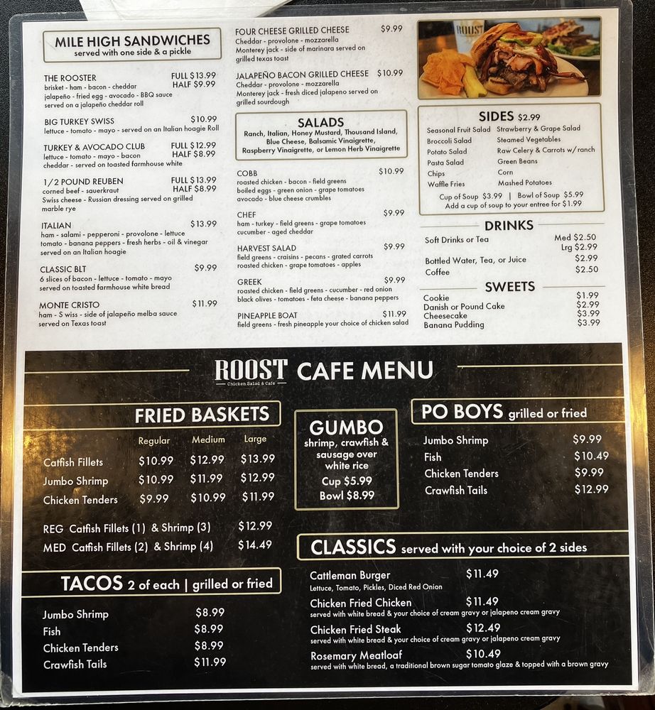 Roost, Lufkin - Menu, Reviews (84), Photos (15) - Restaurantji
