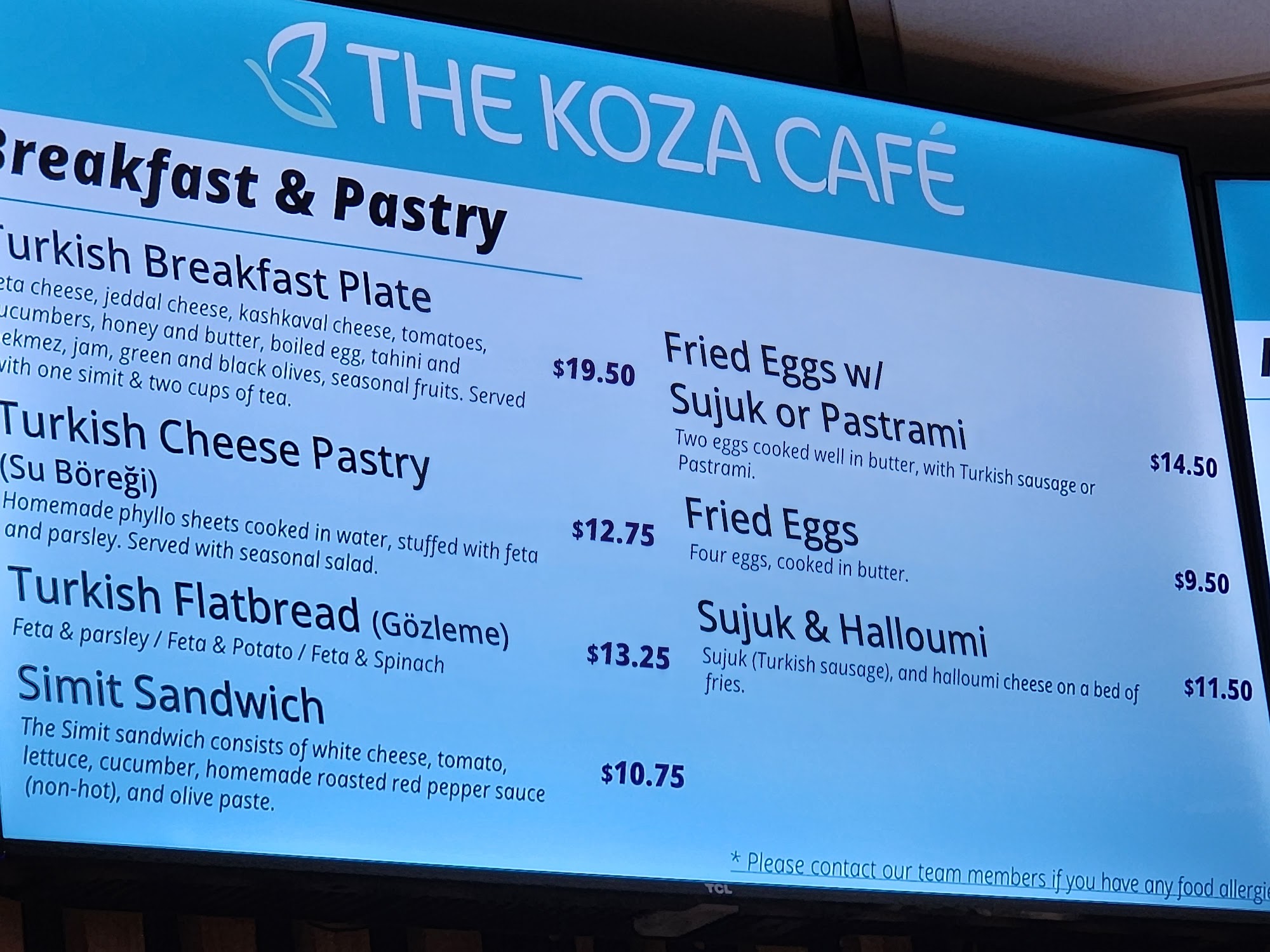 The Koza Cafe, Kirkland - Menu, Reviews (30), Photos (13) - Restaurantji